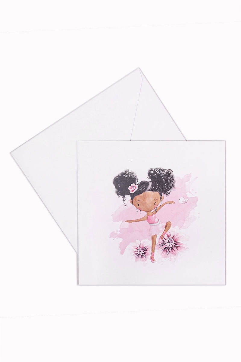 Ballet themed hand-crafted "Ballet Princess" greetings card just £2.75 ...