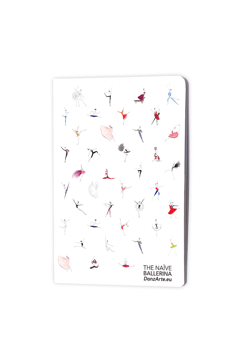 DanzArte A5 Dance Poses Notebook | Dance Themed Gifts & Stationery ...