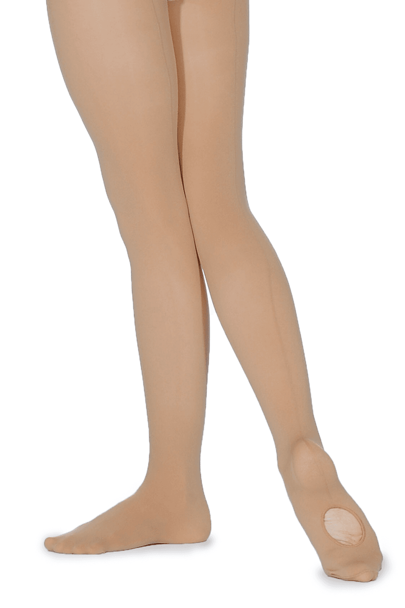 Capezio Girls Ultra Soft Transition Tights With Back Seam | Dancewear ...