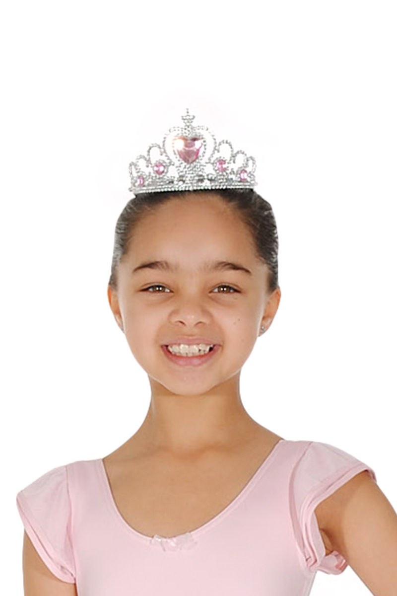 Pink Gem Silver Princess Tiara for costumes & dress-up just £1.45 ...
