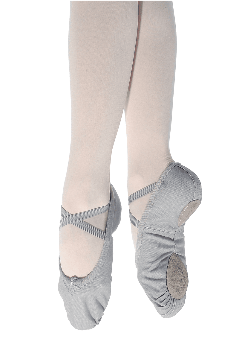 Sansha Pro Canvas Ballet Shoes - Wide or Medium Fit - Grey, Pink or ...